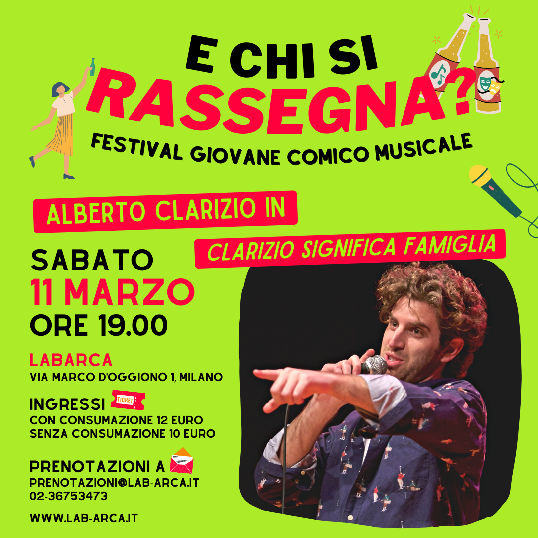 Clarizio significa Famiglia | Primo appuntamento di E Chi Si Rassegna ...